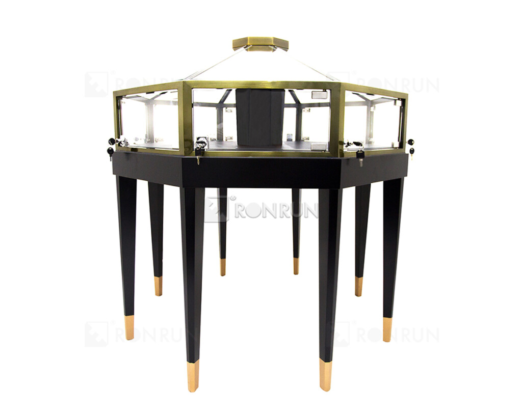 Jewellery Display Furniture Glass Jewelry Display Case With Lock